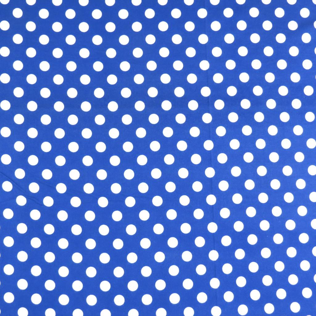 Polka Dots Royal Blue | Square Playard (Graco) Sheets | Sheetworld