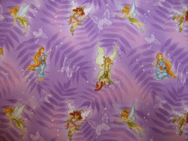 Cradle – Tinkerbell & Friends Purple – Matching Bumper | Abaxo